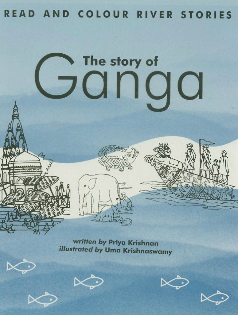 The Story of Ganga: Read & Color River Stories at Bellbazaar