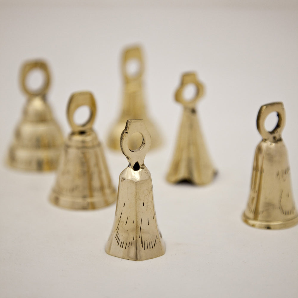 2.5" Assorted Brass Bells Set at Bellbazaar.com