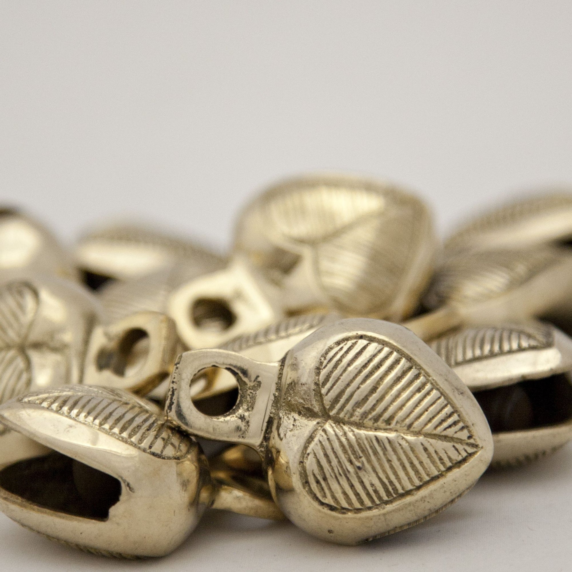 Brass Heart-Shaped Bell at Bellbazaar.com