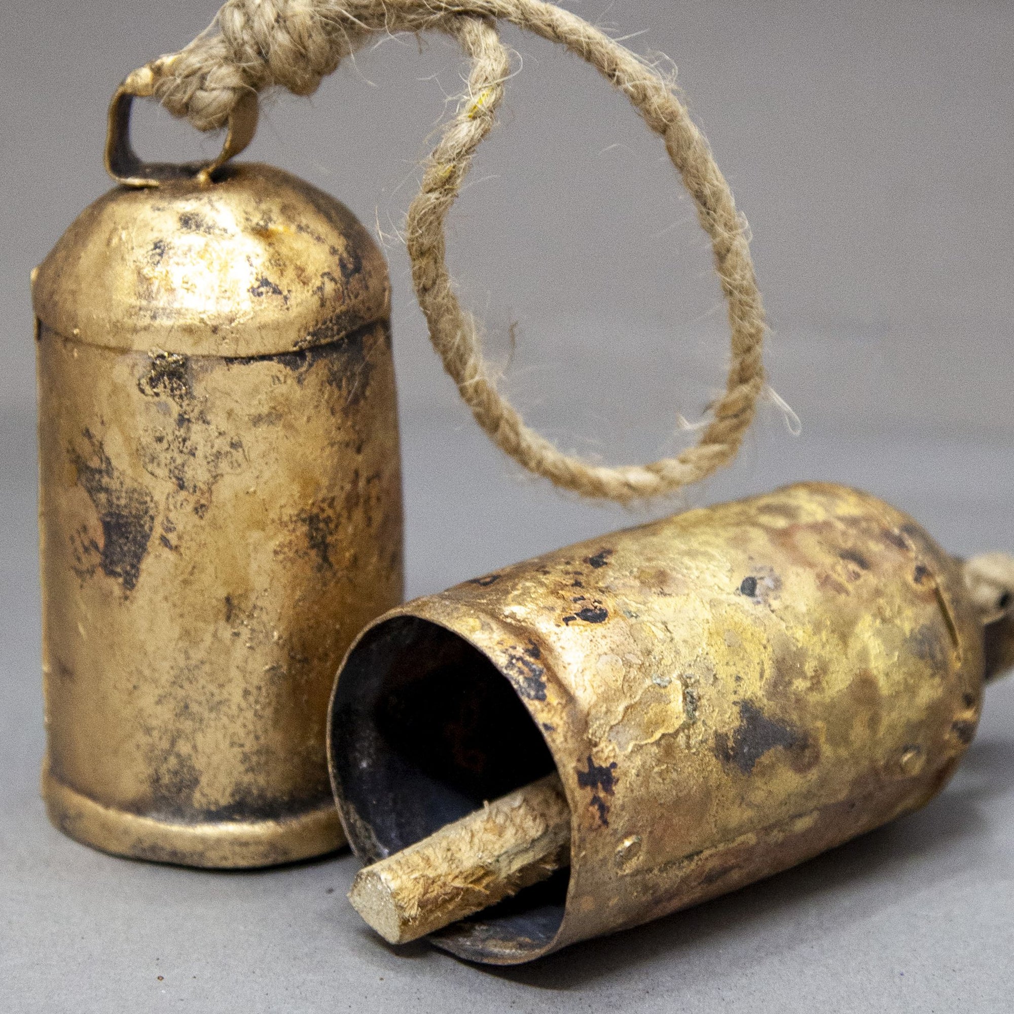 Tin Bell with Wood Striker at Bellbazaar.com